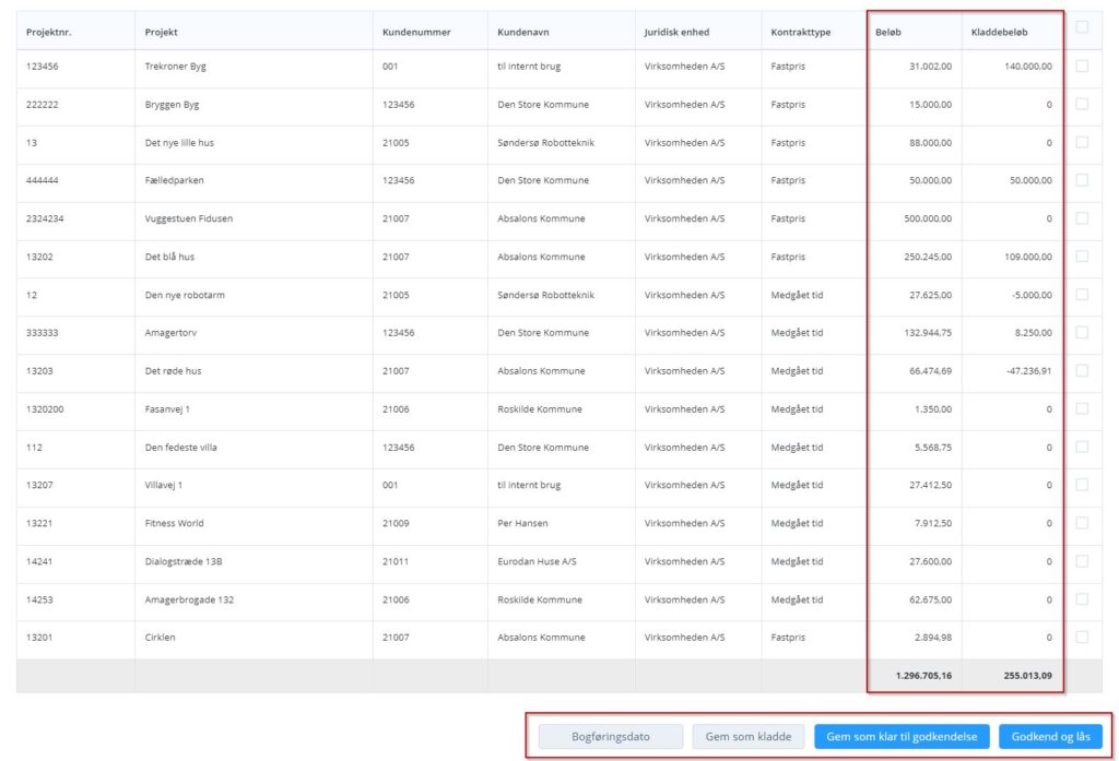Massefakturering - EazyProject
