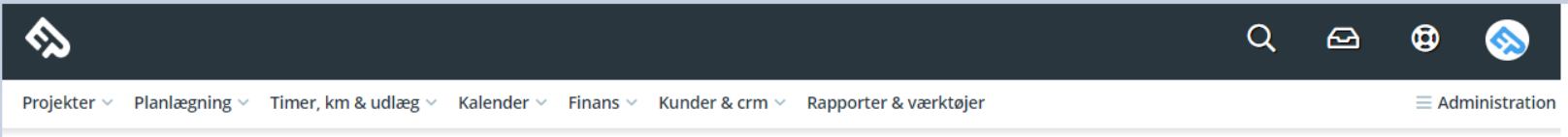 How the EazyProject menu works - EazyProject